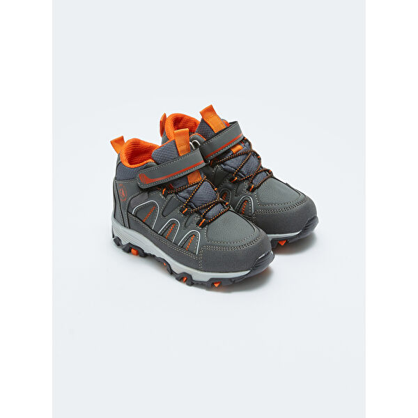Cırt Cırtlı Baskılı Su Geçirmez Erkek Çocuk Trekking Bot Cırt Cırtlı Baskılı Su Geçirmez Erkek Çocuk Trekking Bot