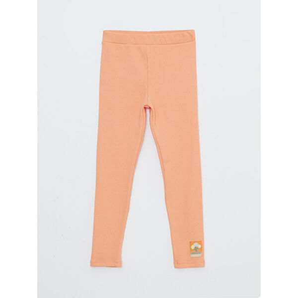 Beli Lastikli Kız Çocuk Uzun Tayt