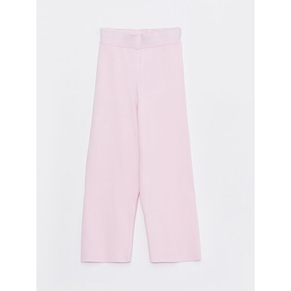 Beli Lastikli Basic Kız Çocuk Triko Pantolon Beli Lastikli Basic Kız Çocuk Triko Pantolon