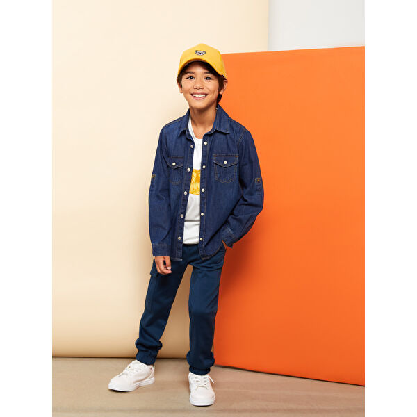 Nakışlı Erkek Çocuk Kep Şapka