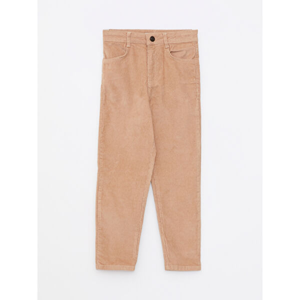 Basic Kadife Kız Çocuk Pantolon