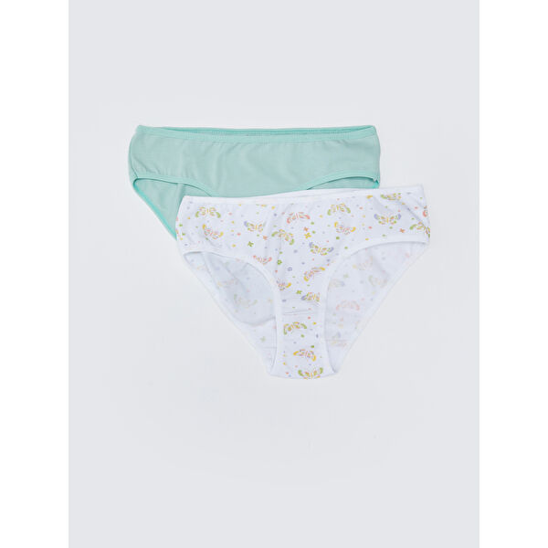 Baskılı Pamuklu Kız Çocuk Külot 2'li Baskılı Pamuklu Kız Çocuk Külot 2'li