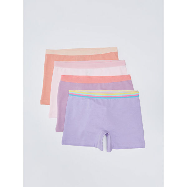 Basic Pamuklu Kız Çocuk Boxer 4'lü Basic Pamuklu Kız Çocuk Boxer 4'lü