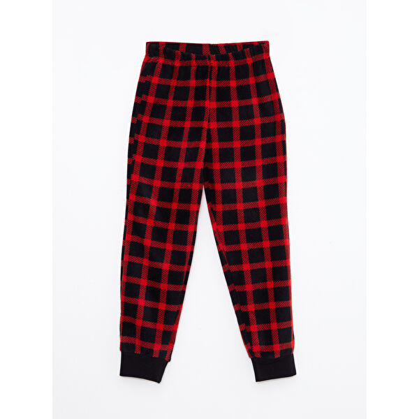 Beli Lastikli Ekose Polar Erkek Çocuk Pijama Alt Beli Lastikli Ekose Polar Erkek Çocuk Pijama Alt