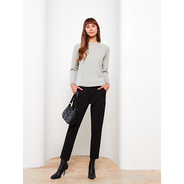 Rahat Kalıp Düz Kadın Pantolon