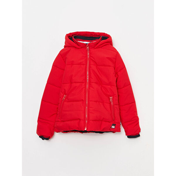 Kapüşonlu Basic Erkek Çocuk Şişme Mont