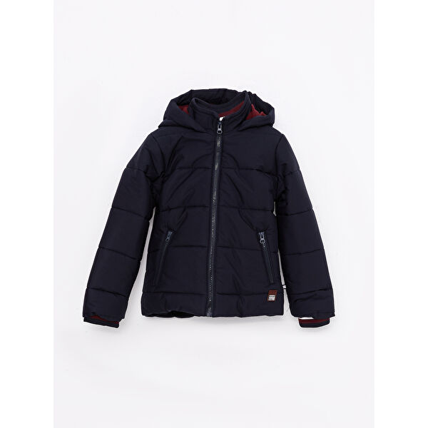 Kapüşonlu Basic Erkek Çocuk Şişme Mont