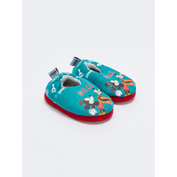 Disney Lisanslı Lastikli Erkek Bebek Ev Terliği Disney Lisanslı Lastikli Erkek Bebek Ev Terliği