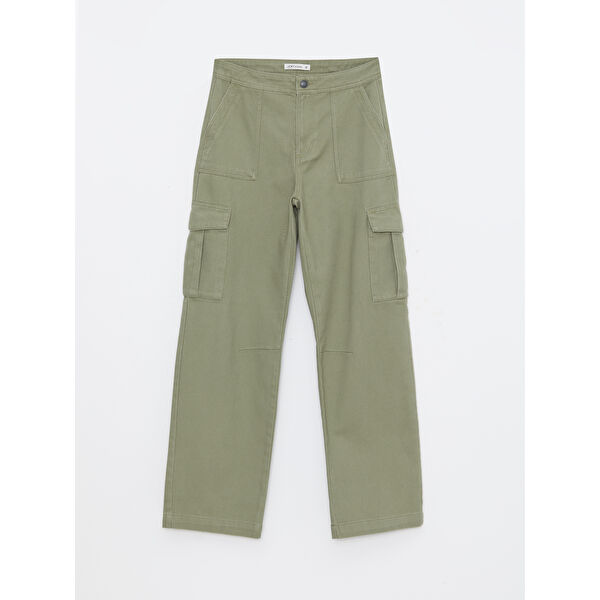 Standart Fit Düz Kadın Pantolon