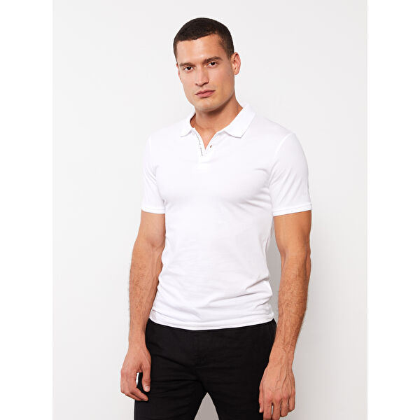 Polo Yaka Kısa Kollu Penye Erkek Tişört