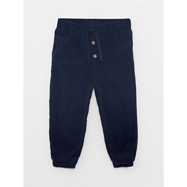 Beli Lastikli Basic Kadife Erkek Bebek Jogger Pantolon Beli Lastikli Basic Kadife Erkek Bebek Jogger Pantolon