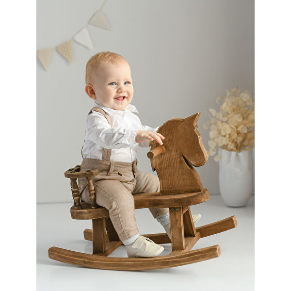 Uzun Kollu Basic Erkek Bebek Gömlek ve Pantolon 2'li Takım