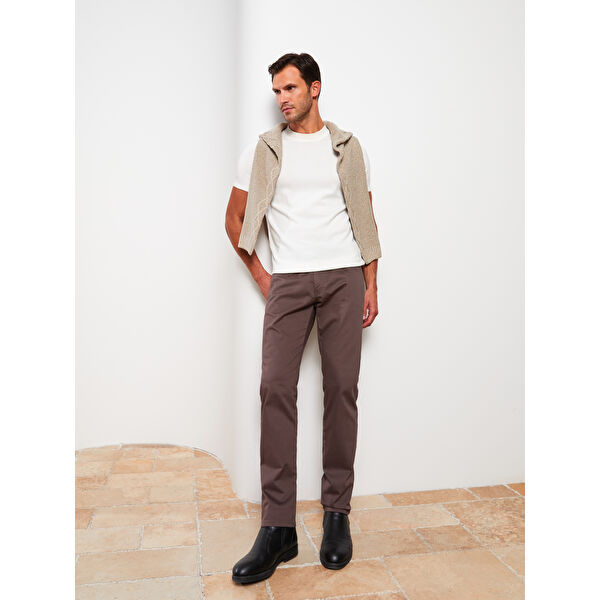 Slim Fit Gabardin Erkek Pantolon