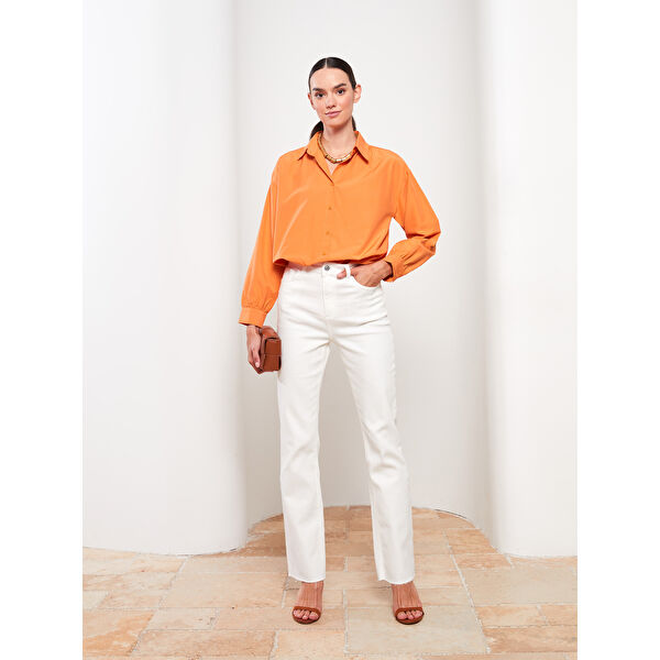 Straight Fit Kadın Jean Pantolon