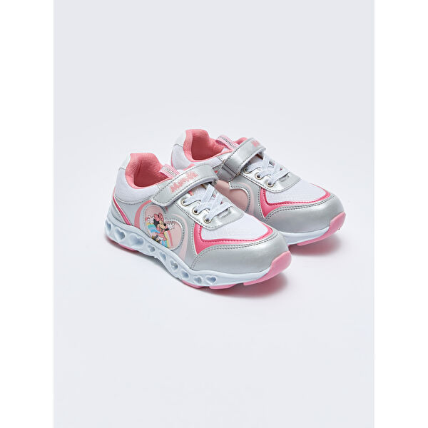 Minnie Mouse Lisanslı Bağcık ve Cırt Cırtlı Kız Çocuk Spor Ayakkabı Minnie Mouse Lisanslı Bağcık ve Cırt Cırtlı Kız Çocuk Spor Ayakkabı