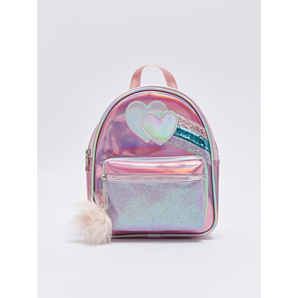 Hologram Baskılı Kız Çocuk Sırt Çantası