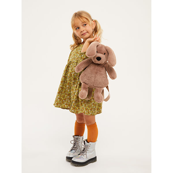 3D Ayıcık Figürlü Kız Çocuk Pelüş Sırt Çantası 3D Ayıcık Figürlü Kız Çocuk Pelüş Sırt Çantası