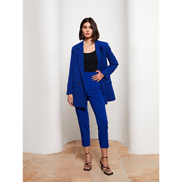 Yüksek Bel Standart Fit Düz Kadın Pantolon Yüksek Bel Standart Fit Düz Kadın Pantolon