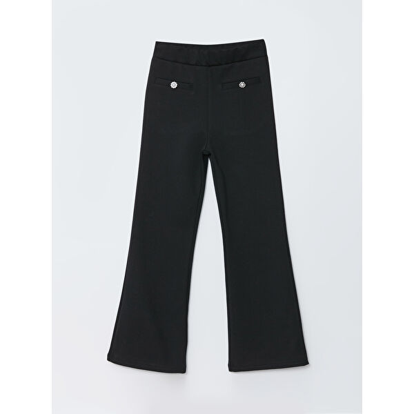 Beli Lastikli Basic Geniş Paça Kız Çocuk Eşofman Altı Beli Lastikli Basic Geniş Paça Kız Çocuk Eşofman Altı