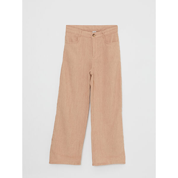 Basic Geniş Paça Kadife Kız Çocuk Pantolon Basic Geniş Paça Kadife Kız Çocuk Pantolon