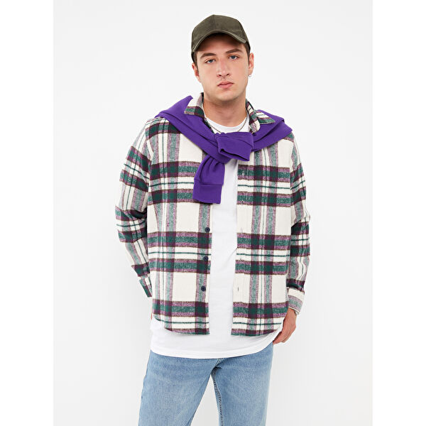 Regular Fit Uzun Kollu Ekose Erkek Oduncu Gömlek