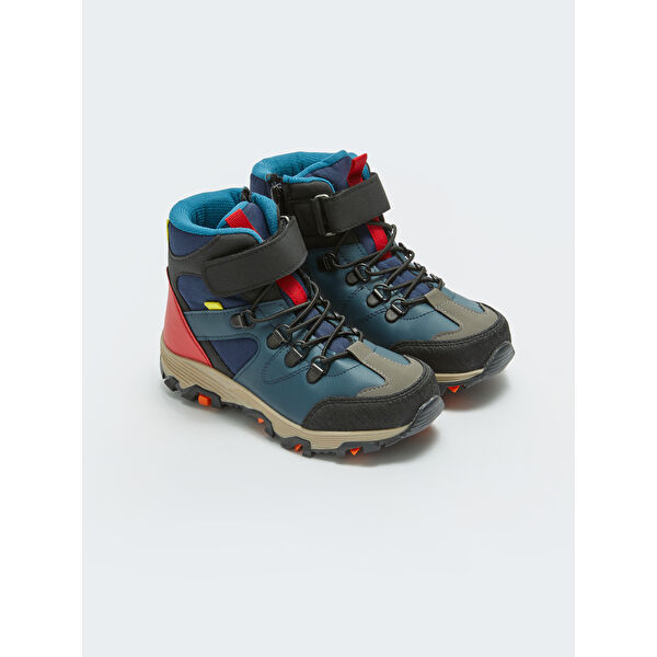 Cırt Cırt ve Fermuarlı Renk Bloklu Erkek Çocuk Trekking Bot Cırt Cırt ve Fermuarlı Renk Bloklu Erkek Çocuk Trekking Bot