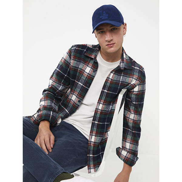 Regular Fit Uzun Kollu Ekose Erkek Oduncu Gömlek