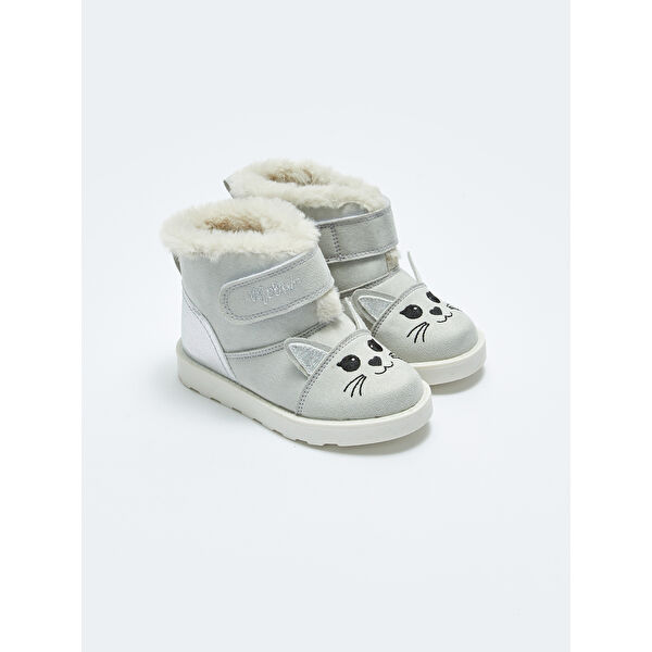 Nakışlı Cırt Cırtlı Kız Bebek Bot Nakışlı Cırt Cırtlı Kız Bebek Bot