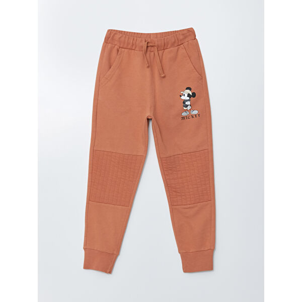 Beli Lastikli Mickey Mouse Baskılı Erkek Çocuk Jogger Eşofman Altı Beli Lastikli Mickey Mouse Baskılı Erkek Çocuk Jogger Eşofman Altı