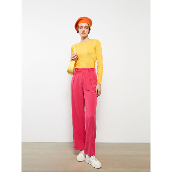 Rahat Kalıp Düz Kadın Pantolon