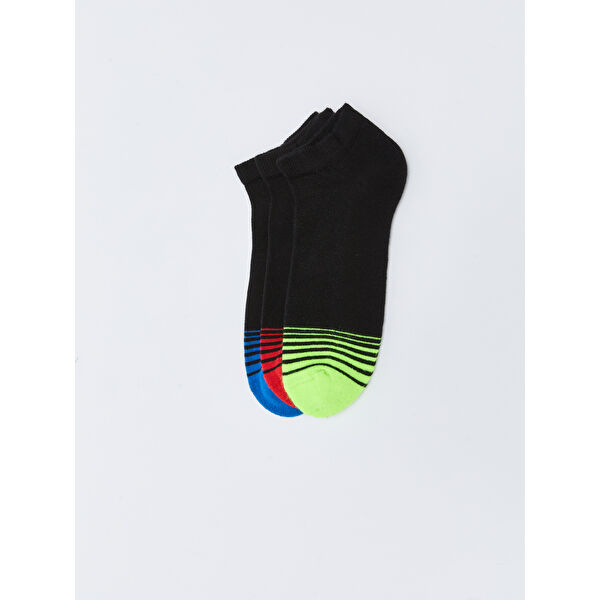 Çizgili Erkek Patik Çorap 3'lü