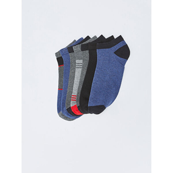 Çizgili Erkek Patik Çorap 7'li