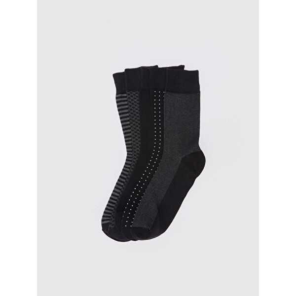 Desenli Erkek Soket Çorap 5'li Desenli Erkek Soket Çorap 5'li