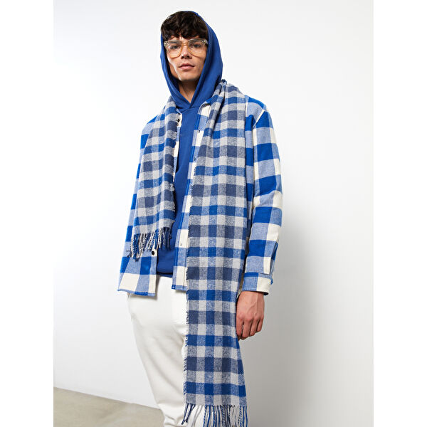 Ekose Desenli Erkek Atkı Ekose Desenli Erkek Atkı