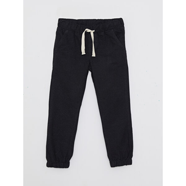 Beli Lastikli Desenli Erkek Çocuk Jogger Pantolon Beli Lastikli Desenli Erkek Çocuk Jogger Pantolon