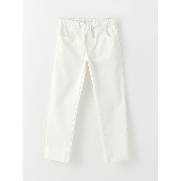 Beli Lastikli Basic Gabardin Erkek Çocuk Pantolon