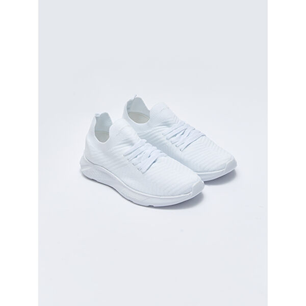 Bağcıklı Triko Kadın Spor Ayakkabı