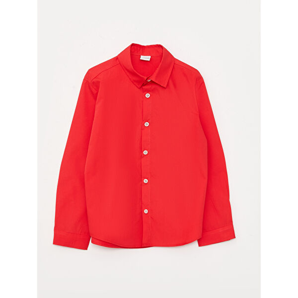 Basic Uzun Kollu Erkek Çocuk Gömlek