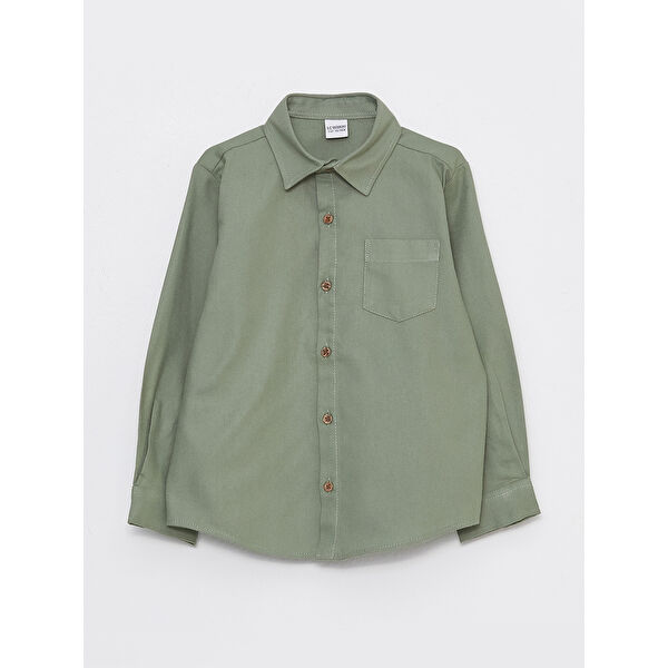 Ekose Uzun Kollu Erkek Çocuk Gömlek