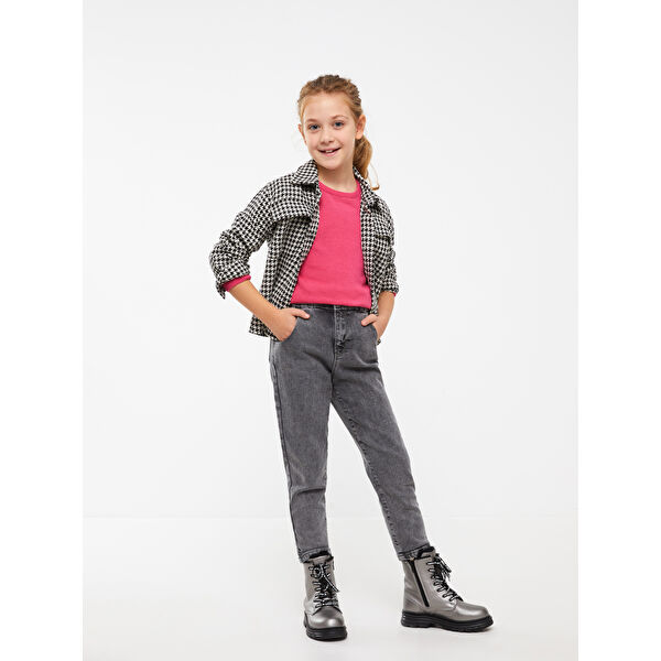 Basic Gabardin Paperbag Kız Çocuk Pantolon Basic Gabardin Paperbag Kız Çocuk Pantolon