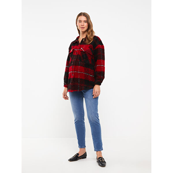 Karın Panelli Standart Fit Düz Hamile Jean Pantolon Karın Panelli Standart Fit Düz Hamile Jean Pantolon