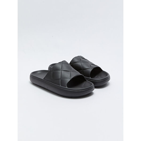 Kendinden Desenli Tek Bantlı Erkek Terlik Kendinden Desenli Tek Bantlı Erkek Terlik