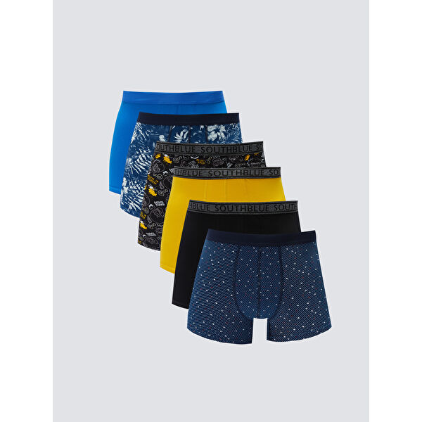 Standart Kalıp Esnek Kumaş Erkek Boxer 3'lü