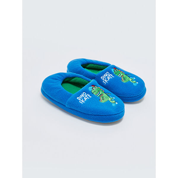 Nakışlı Erkek Çocuk Ev Ayakkabısı