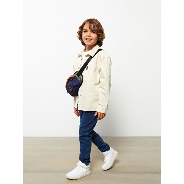 Basic Uzun Kollu Gabardin Erkek Çocuk Gömlek Basic Uzun Kollu Gabardin Erkek Çocuk Gömlek