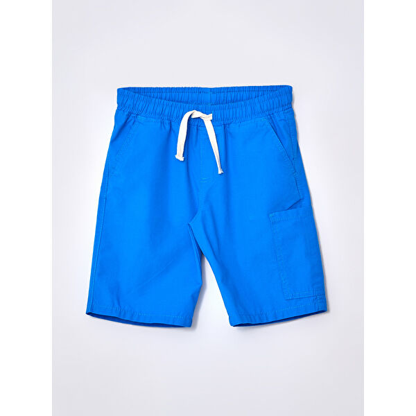 Beli Lastikli Basic Gabardin Erkek Çocuk Şort