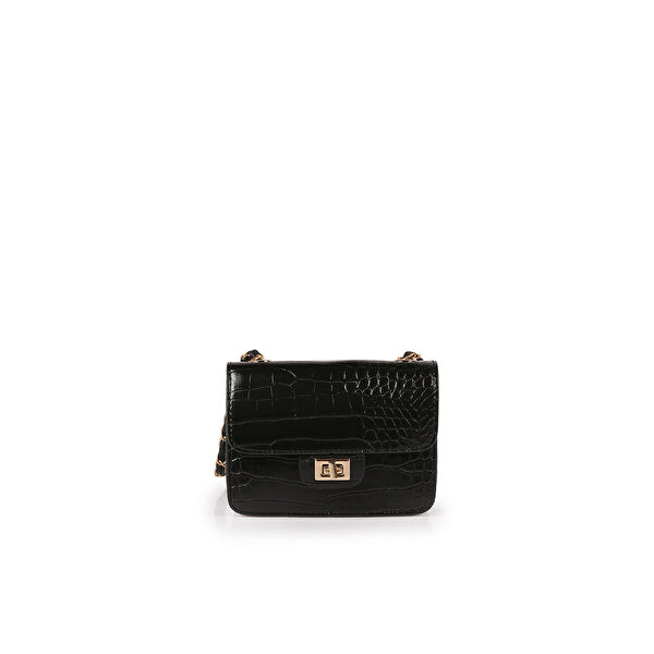 Stilgo Kroko Deri Görünümlü Kadın Omuz Çantası