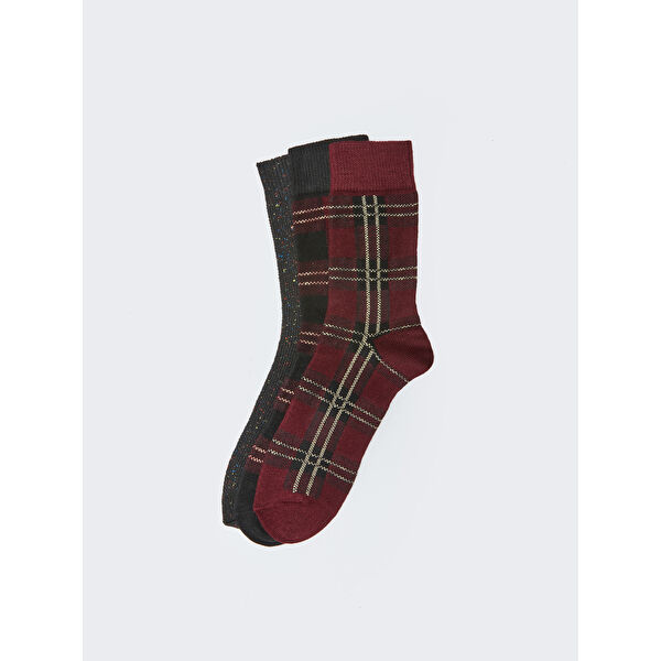 Desenli Erkek Soket Çorap 3'lü