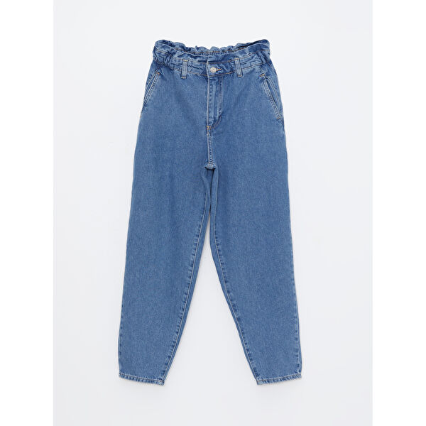 Yüksek Bel Slouchy Kadın Jean Pantolon Yüksek Bel Slouchy Kadın Jean Pantolon