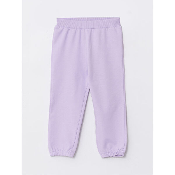 Beli Lastikli Basic Kız Bebek Eşofman Alt